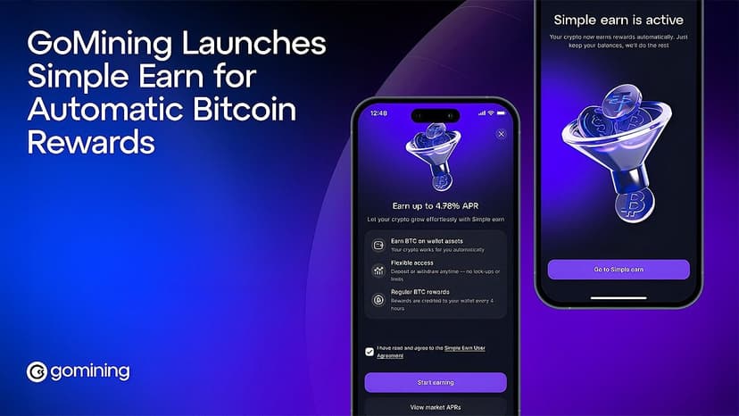 GoMining Simple Earn Enables Autonomous Bitcoin Yield Accrual via ...