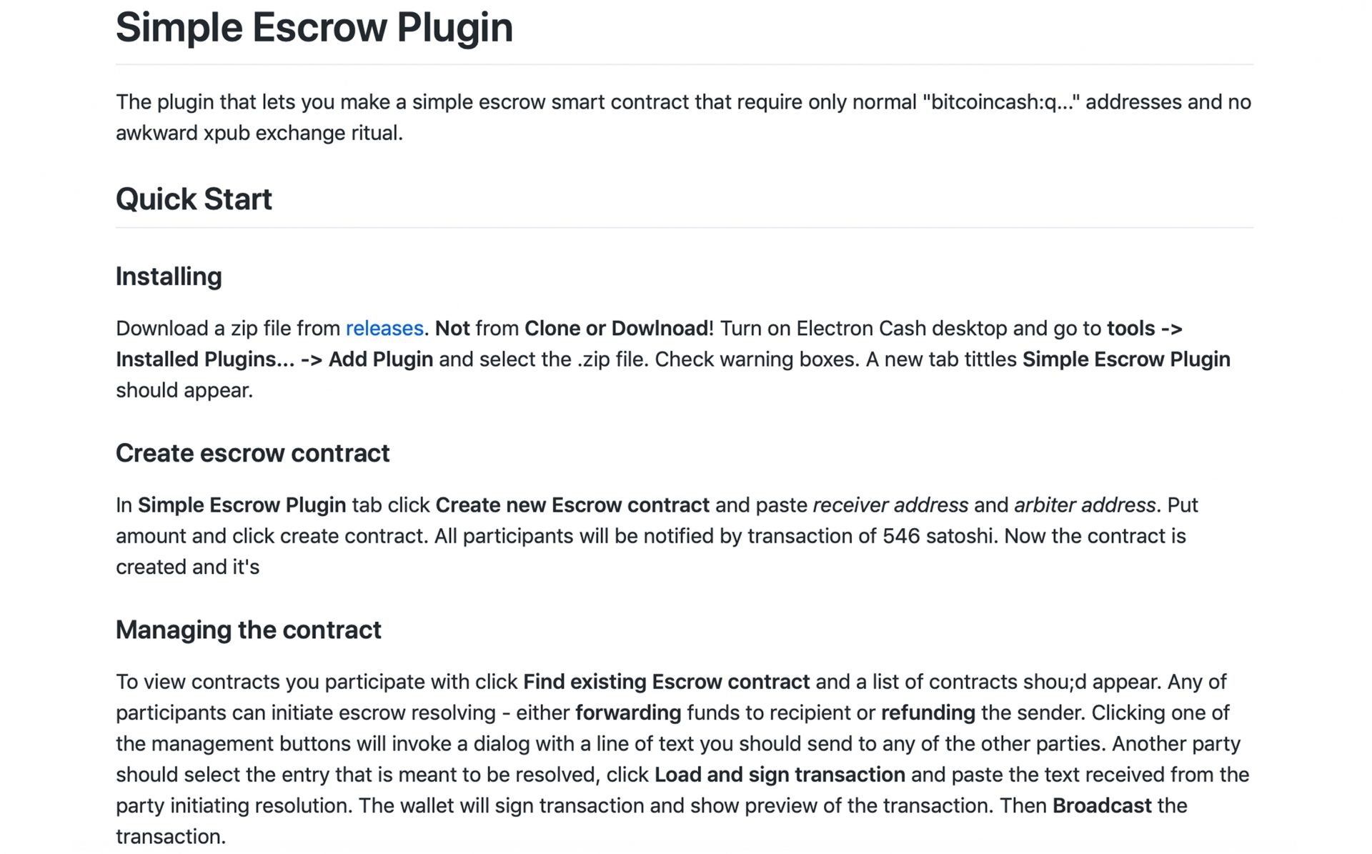 Devs Reveal BCH Cashchannels And Simple Escrow Contracts